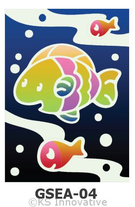 Glow-in-the-Dark Sand Art Kit - Sea Series