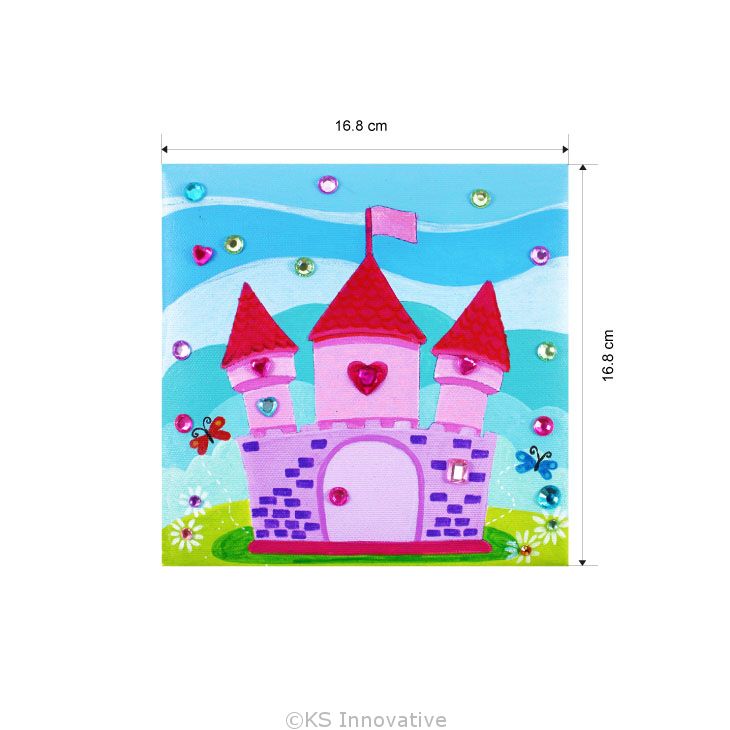 Canvas Art Medium With Jewel Sticker - Kit / Loose